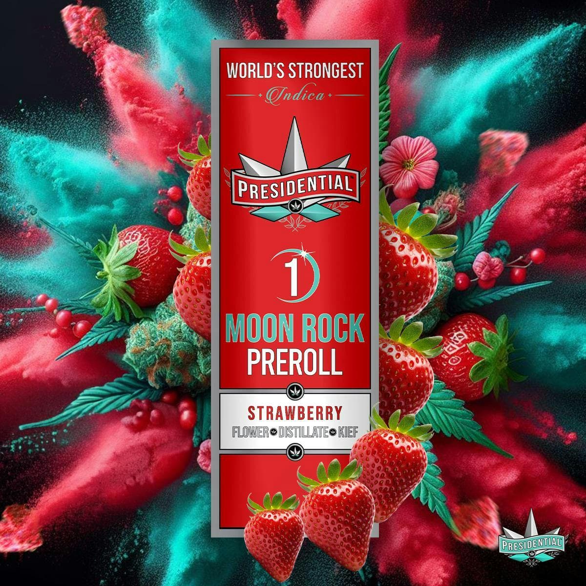Presidential Moon Rock Preroll | Strawberry
